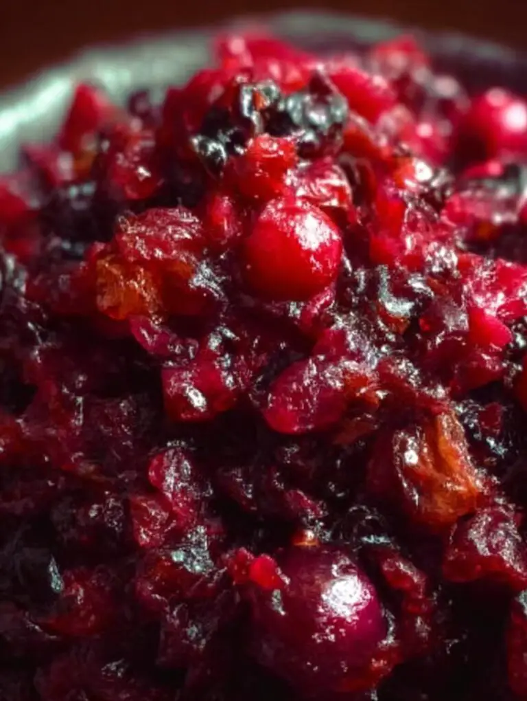 Exquisito Cranberry Chutney: Sabor Festivo en 30' - Recetas de abuela