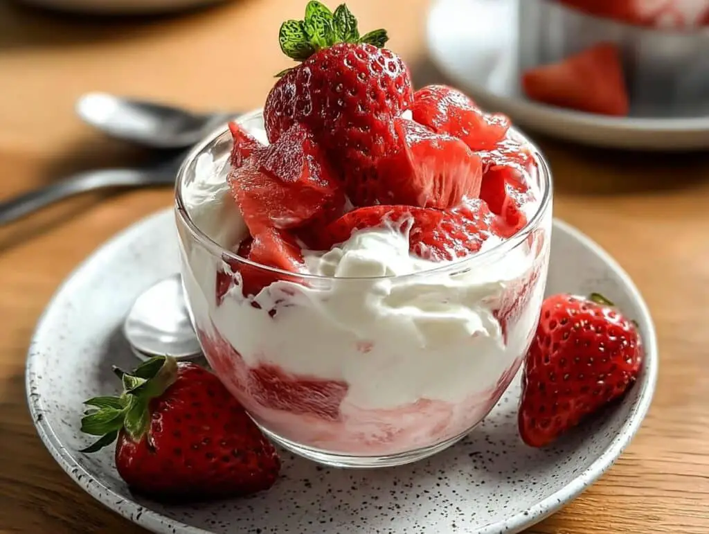 Deliciosa Crema Para Fresas: 5 Minutos - Recetas de abuela