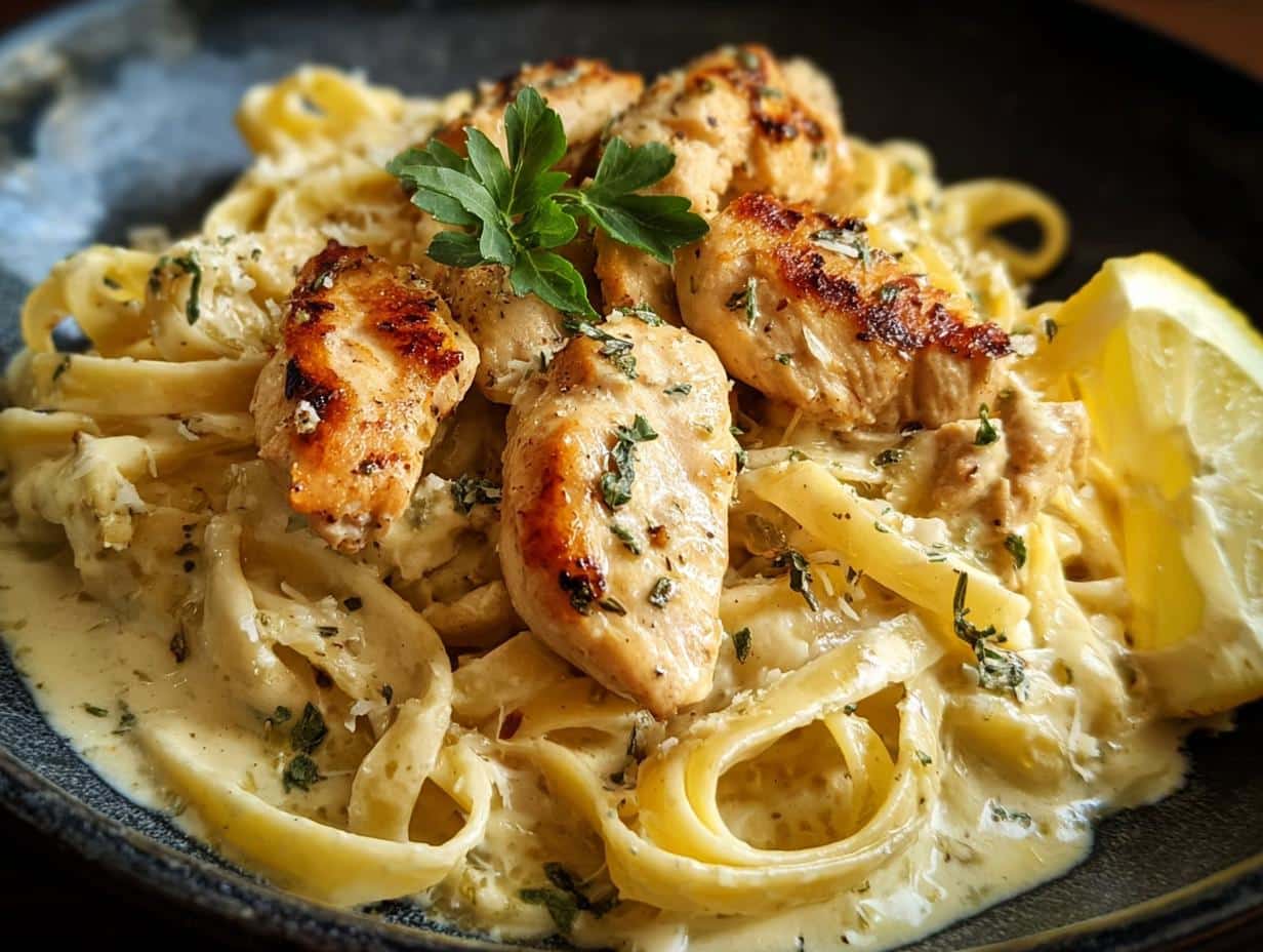 Pasta cremosa con pollo: ¡35 minutos de sabor! - Recetas de abuela