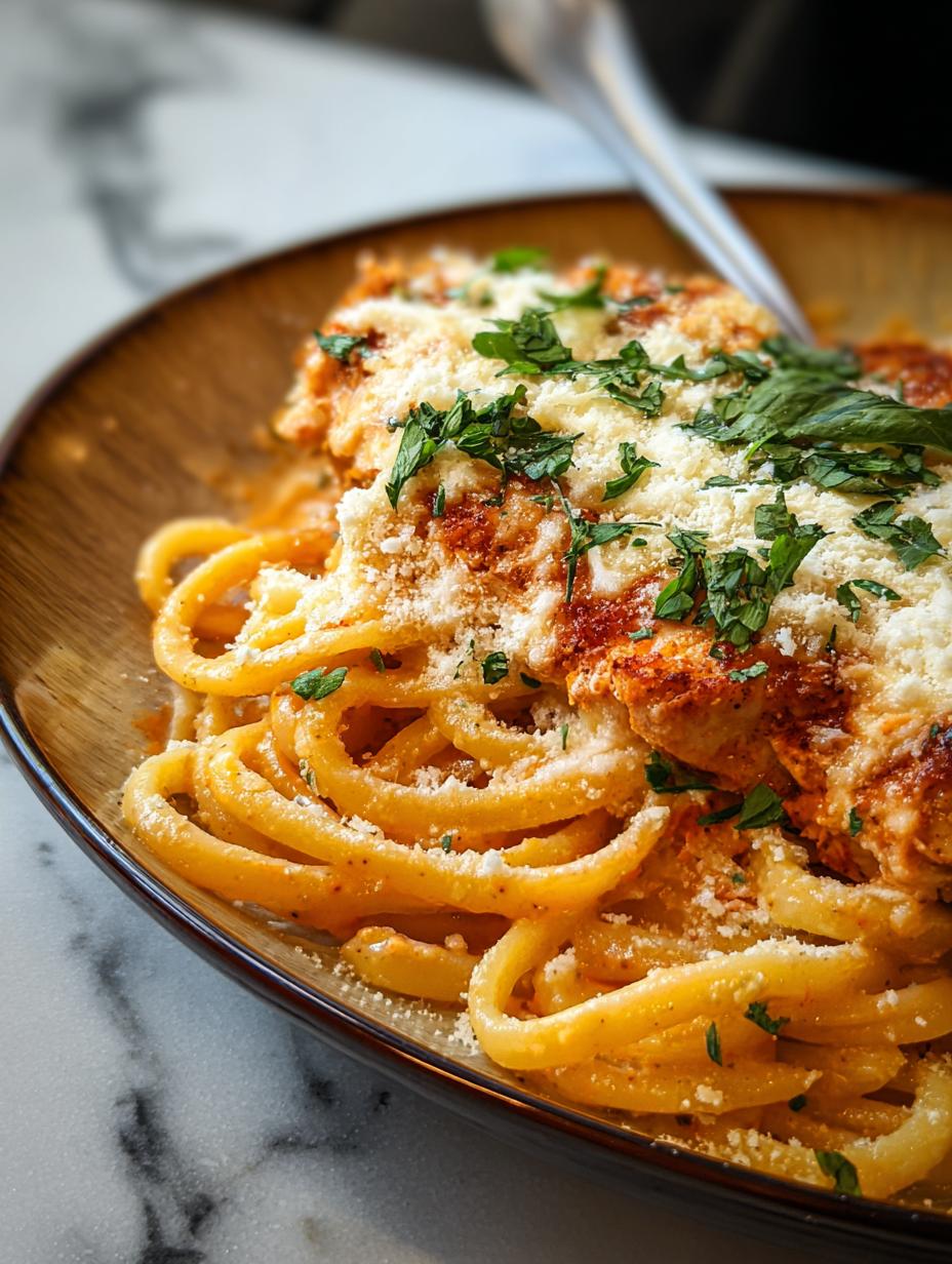 Pasta Cremosa Pollo Parmesano: 1 secreto increíble - Recetas de abuela