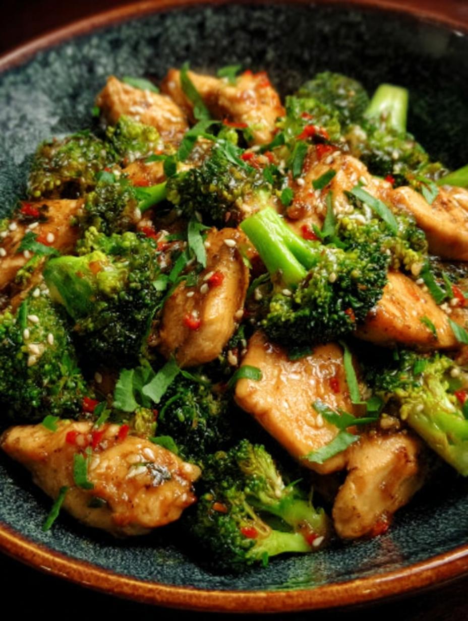 Pollo Ajo Con Brocoli: ¡1 Plato Magnífico en Minutos! - Recetas de abuela