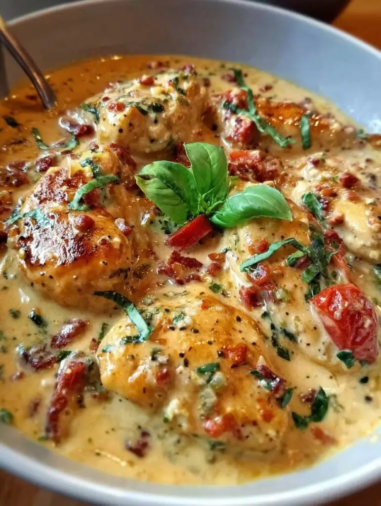 Pollo Toscano Crema: ¡2x Sabores Asombrosos! - Recetas de abuela