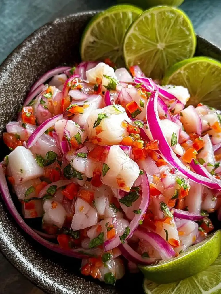 Ceviche Peruano Clásico: El secreto de 1 sabor vital - Recetas de abuela