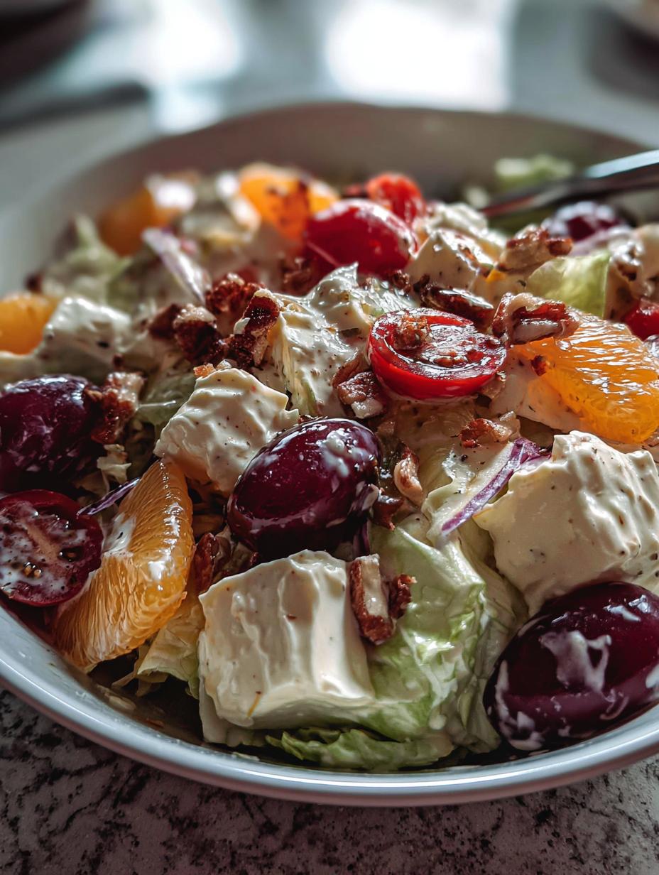 Ensalada Cremosa: ¡Explosión divina para 8+ personas! - Recetas de abuela
