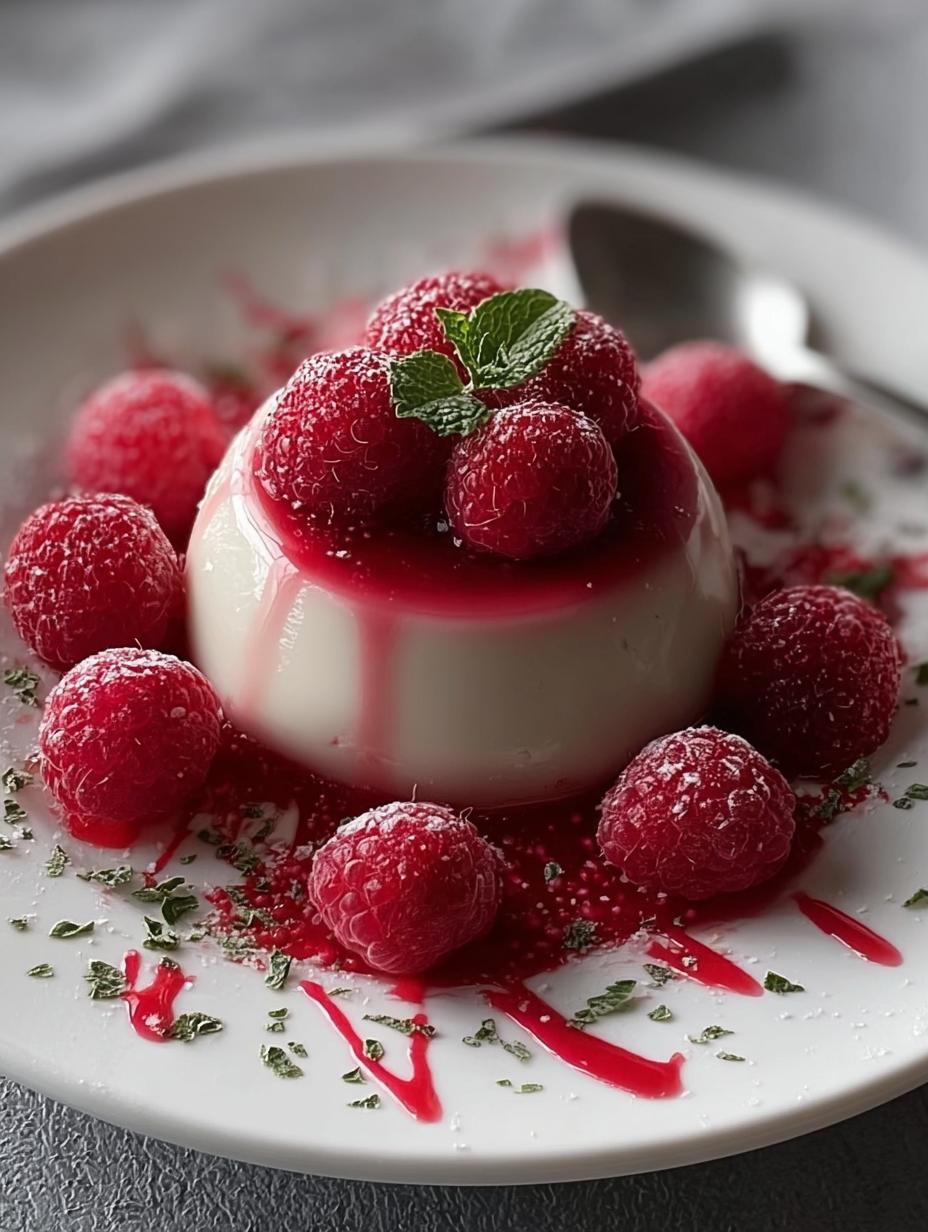 Panna Cotta Frambuesa: ¡1 Capa de Deleite Sublime! - Recetas de abuela