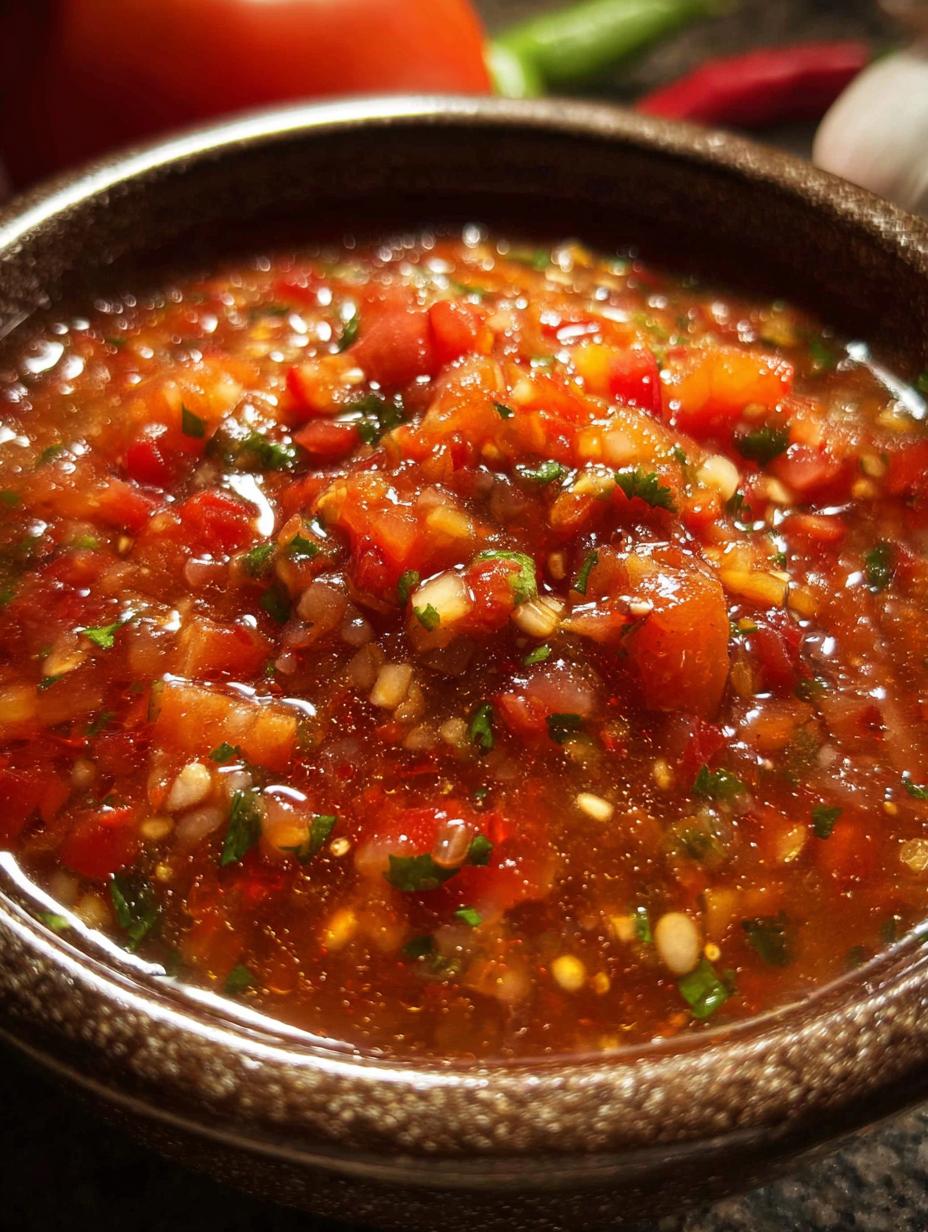 Salsa Picante Casera: El sabor mágico en 1 paso - Recetas de abuela