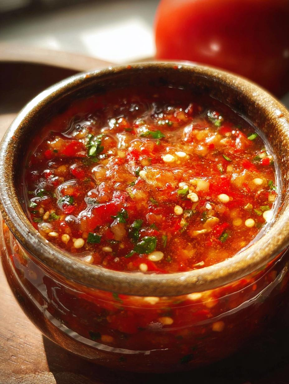 Salsa Picante Casera: El sabor mágico en 1 paso - Recetas de abuela